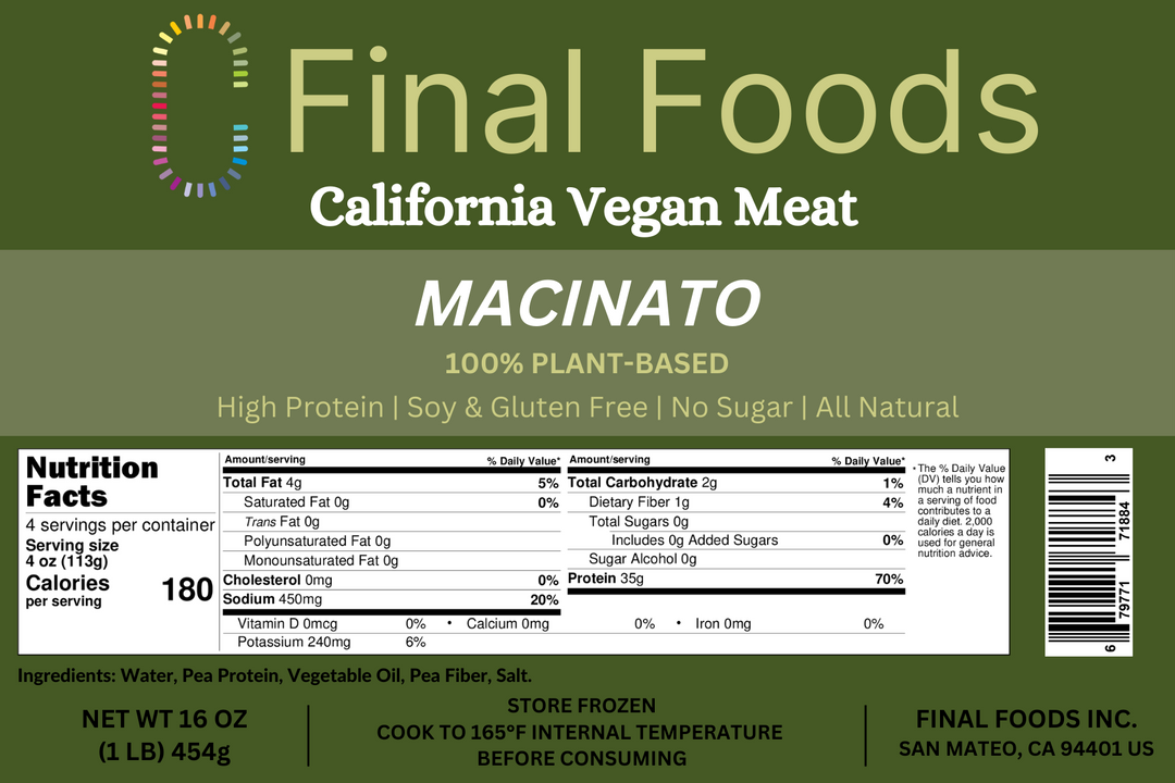 Plant-based Meat – Final Foods