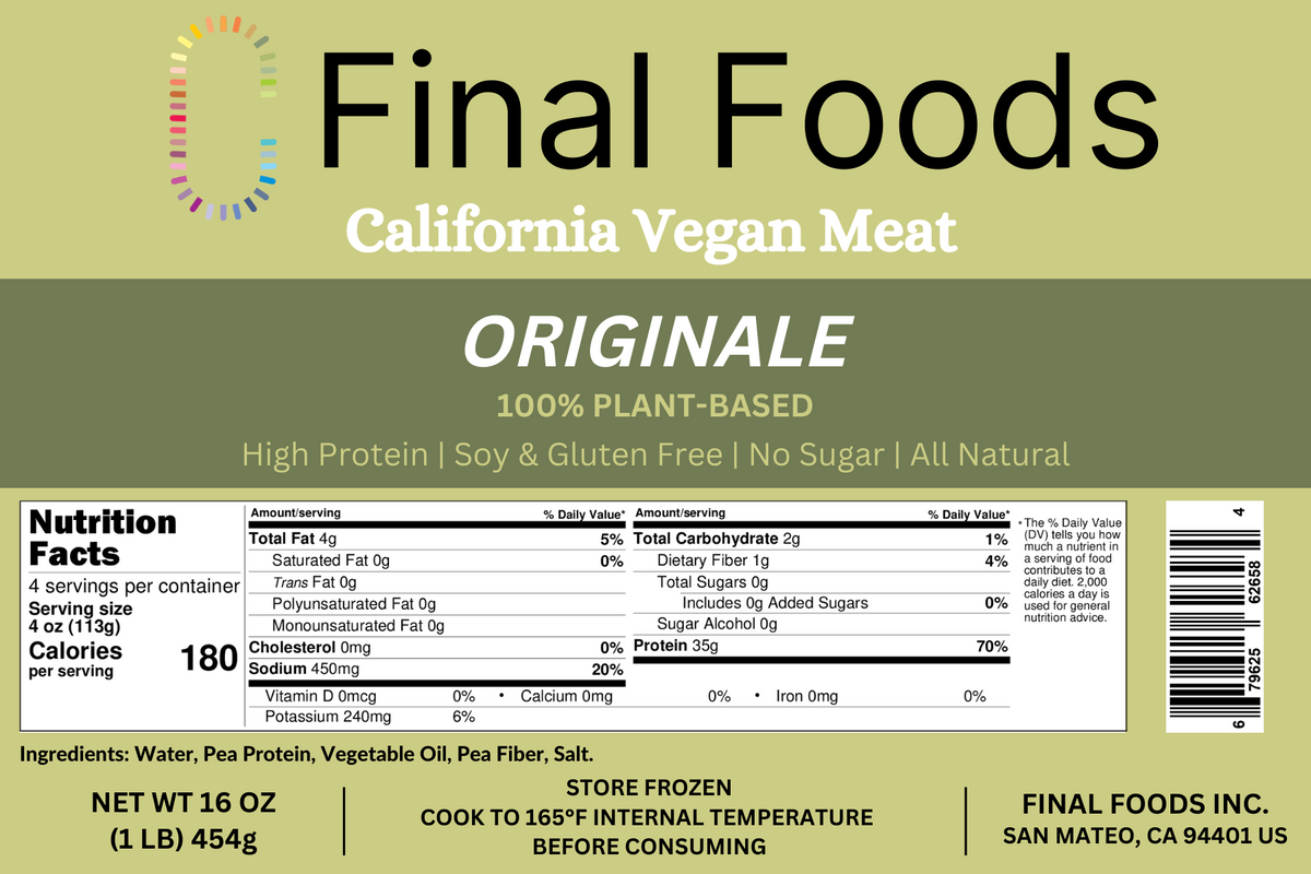 Originale Plant-based Meat – Final Foods